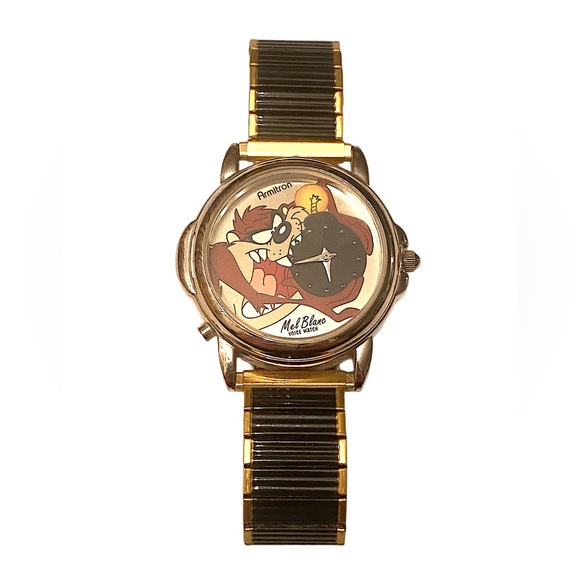 Warner Bros. | Accessories | Vintage Looney Tunes Taz Voice Watch Mel ...